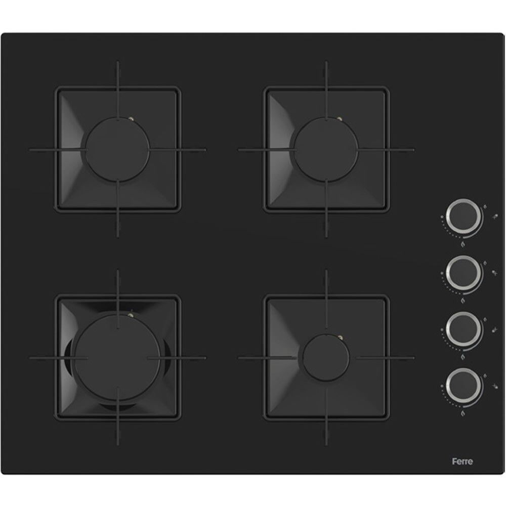 Ferre Flowart Qbl63cs Ss205 D077 7 Prog Dijital Turbo Ankastre Set Siyah